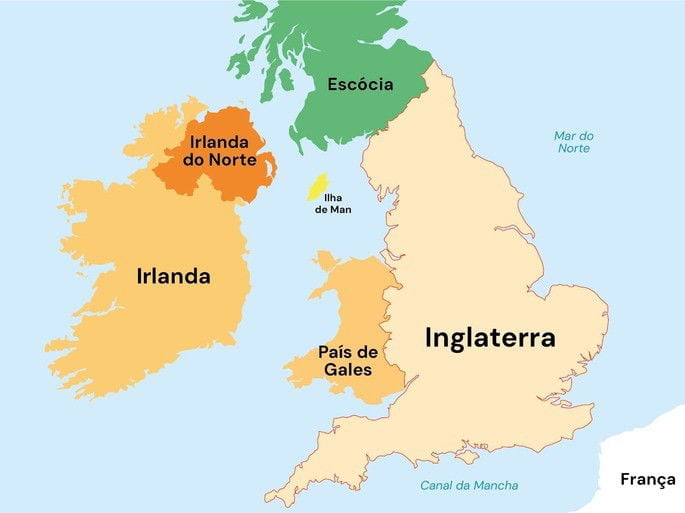 Inglaterra: capital, mapa, características e geografia - Blog Toda Matéria